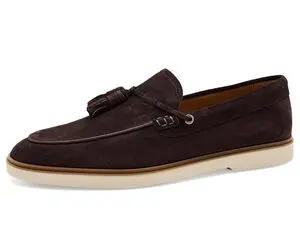 BOSS BOSS Hedley Suede Tassel Loafers Dark Brown