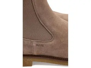 BOSS Kope Suede Chelsea Boots Boots Open - Beige