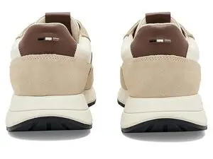 BOSS Vinston Low Profile Leather Sneakers Shoes - Tan