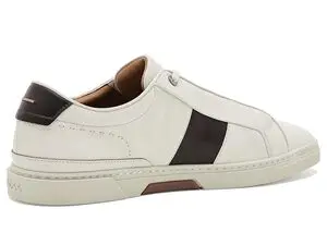 BOSS Gary Two Tone Leather Sneakers Shoes Open