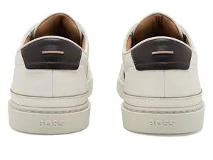 BOSS Gary Two Tone Leather Sneakers Shoes Open