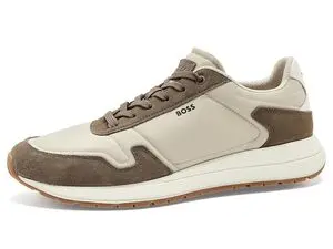 BOSS Vinston Low Profile Sneakers Shoes Open - Tan