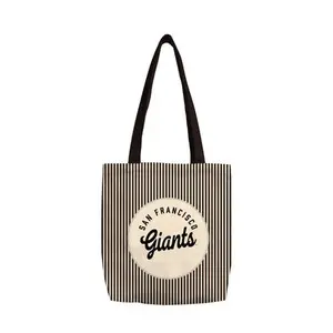 LOGO BRANDS San Francisco Giants Classic Canvas Tote - Black