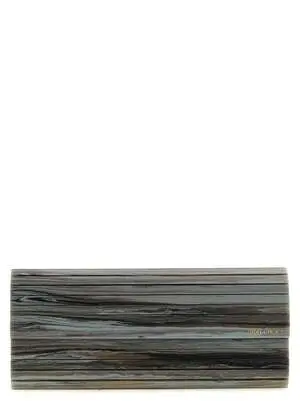 JIMMY CHOO Sweetie' Marble Effect Clutch - Gray