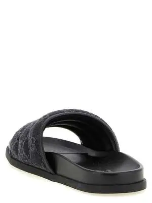 Gucci Gg Denim Slides