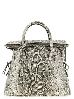 MAISON MARGIELA 5ac Classique' Mini Shoulder Bag - Gray