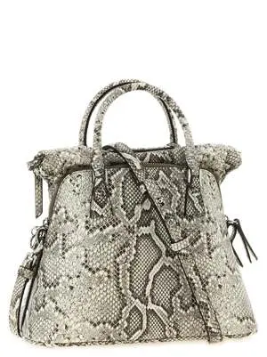 MAISON MARGIELA 5ac Classique' Mini Shoulder Bag - Gray