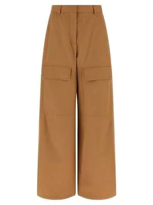 Stella McCartney Cotton Cargo Pants - Cream