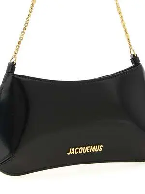 Jacquemus Le Petit Bisou Chaîne Shoulder Bag - Black
