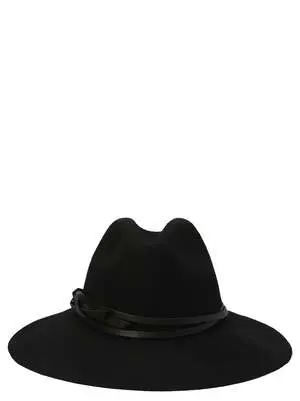 GOLDEN GOOSE Fedora Hat - Black