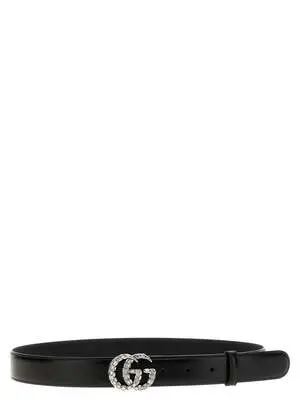 Gucci Gg Marmont Belt - Black