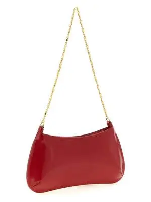 Jacquemus Le Petit Bisou Chaîne Shoulder Bag - Red