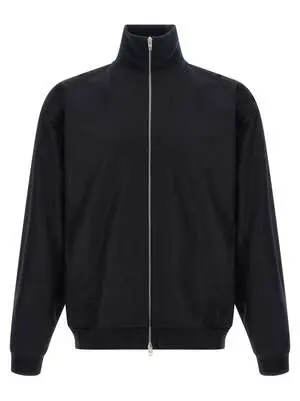 JIL SANDER Wool Zip-up Jacket - Blue