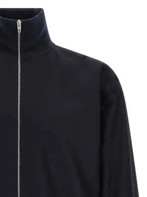 JIL SANDER Wool Zip-up Jacket - Blue