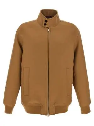 GUCCI GUCCI Wool Jacket With High Neck And Zip Closure