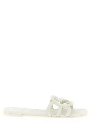 Gucci Incrocio Gg' Sandals Lido' Line - Gray