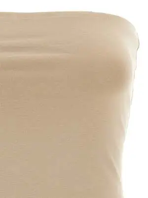 Brunello Cucinelli Off-the-shoulder Stretch Cotton Bandeau Top