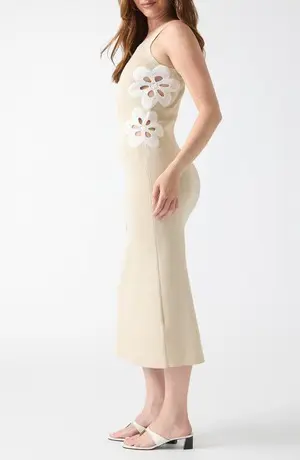 Guess Laurie Lurex Midi Dress