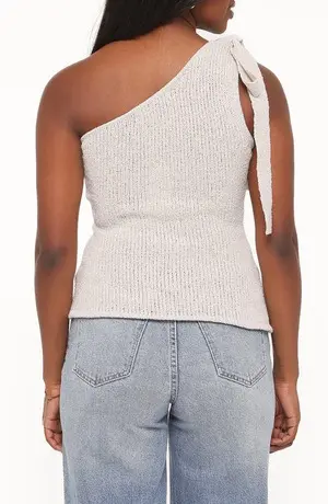 PETAL & PUP Jutta One Shoulder Knit Top