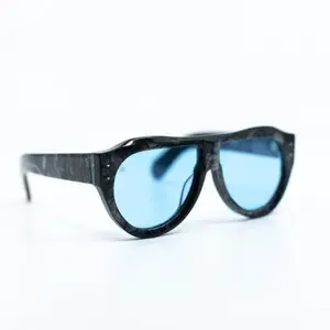 TAXXON EYEWEAR Otto Marble Sunglasses - Blue