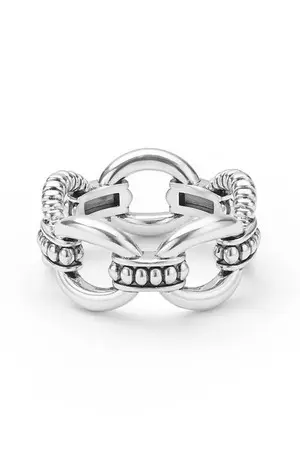 Lagos Sterling Link Ring