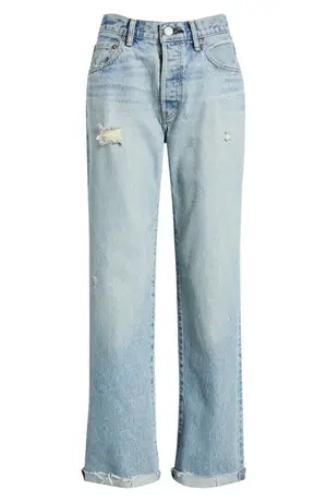 Moussy Vintage Straight Leg Jeans