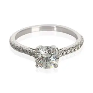 Tiffany & Co. 0.91 Ct Round Brilliant Diamond Novo Engagement Ring - Platinum