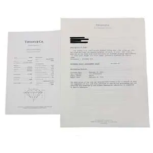 Tiffany & Co. 0.91 Ct Round Brilliant Diamond Novo Engagement Ring