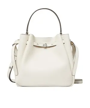 Tory Burch Romy Bucket Bag - Light Cream
