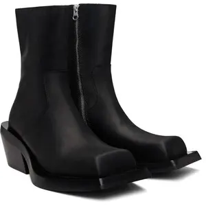 Camper Quetal Square Toe Zip-up Boots