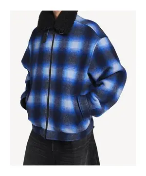 Balenciaga Flannel Bomber Jacket