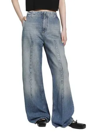 MAISON MARGIELA Barrel Leg Jeans - Blue