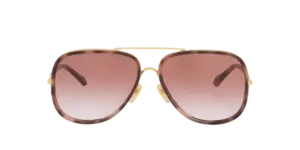 Chloé Aviator Sunglasses - Red Gradient