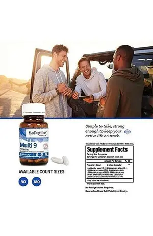 KYO-DOPHILUS Multi 9 Probiotic, Strong Gut Health Balance And Support