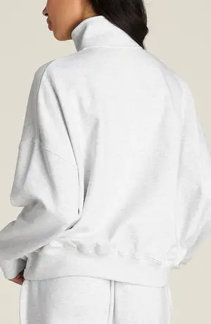 Wilson Two Way Zip Stretch Cotton Blend Sweatshirt
