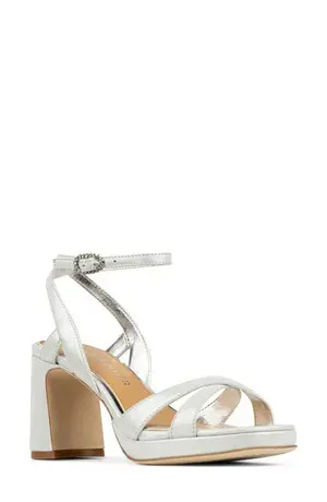 DONALD PLINER Pheebee Platform Sandal - Silver