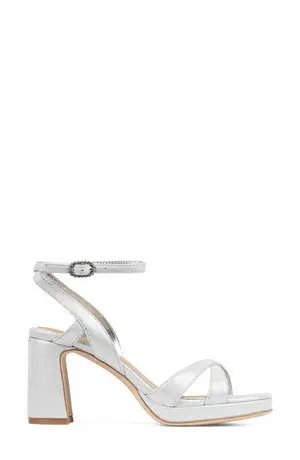 DONALD PLINER Pheebee Platform Sandal - Silver
