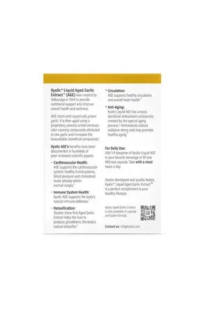 KYOLIC Aged Garlic Extract Cardiovascular Health