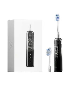 LAIFEN Wave Pro Electric Toothbrush With 2 Heads And Storage Bag - Transparent