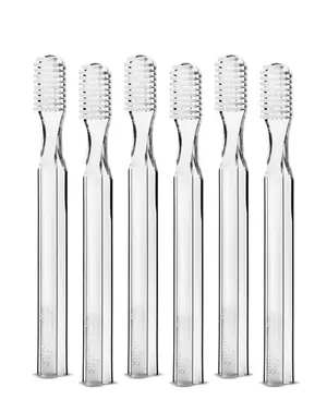 SUPERSMILE 6 Pack New Generation 45degree Toothbrush Clear - Multi Color