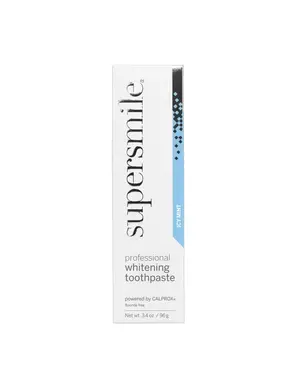 SUPERSMILE Fluoride Free Professional Whitening Toothpaste Icy Mint 3.4 Ounce