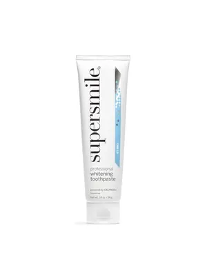 SUPERSMILE Fluoride Free Professional Whitening Toothpaste Icy Mint 3.4 Ounce - Multi Color