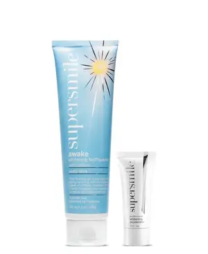 SUPERSMILE Whitening Toothpaste Awake 4.2 Ounce With Accelerator 0.5 Ounce - Multi Color