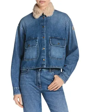 Moncler Denim Shirt - Medium Blue