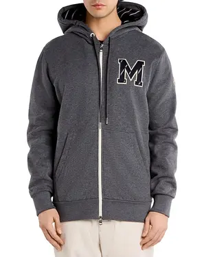Moncler Zip Up Hoodie - Dark Grey