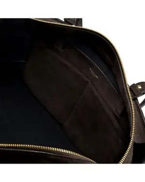 DEMELLIER The Florence Woven Suede Tote Bag