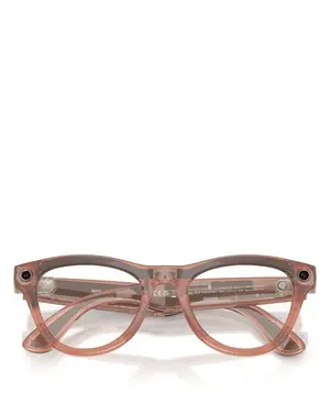 RAY-BAN META Transition Cat Eye Meta Ai Glasses, 52mm