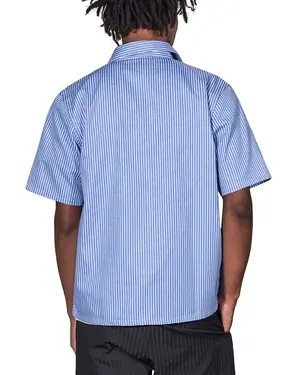 PLEASURES Onyx Block Logo Pocket Shirt
