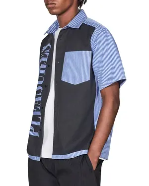 PLEASURES Onyx Block Logo Pocket Shirt