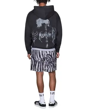 PLEASURES Spine Graphic Full Zip Hoodie